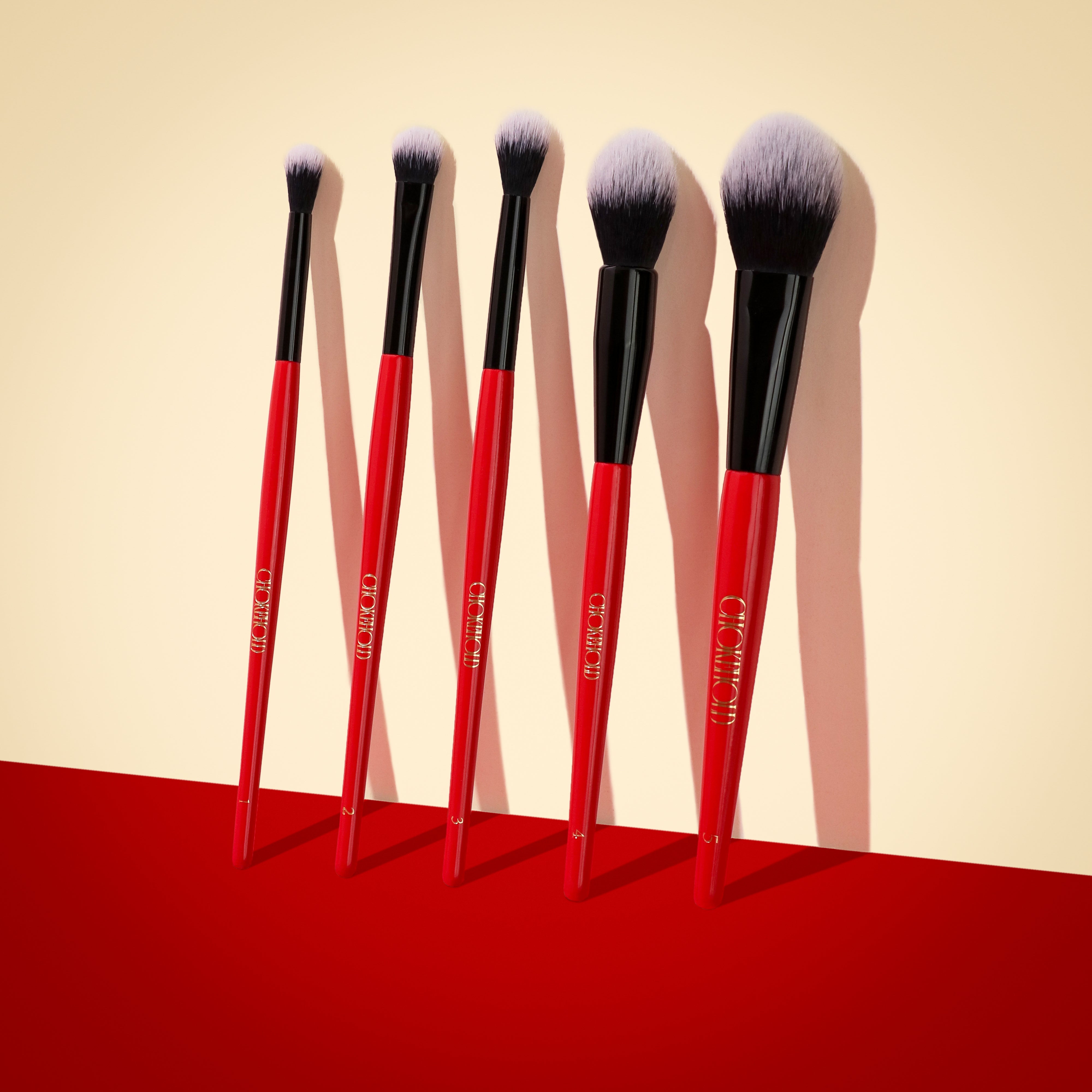 Chokehold Brush Set | 5-Piece Vegan Makeup Brushes – Chokehold Cosmetics