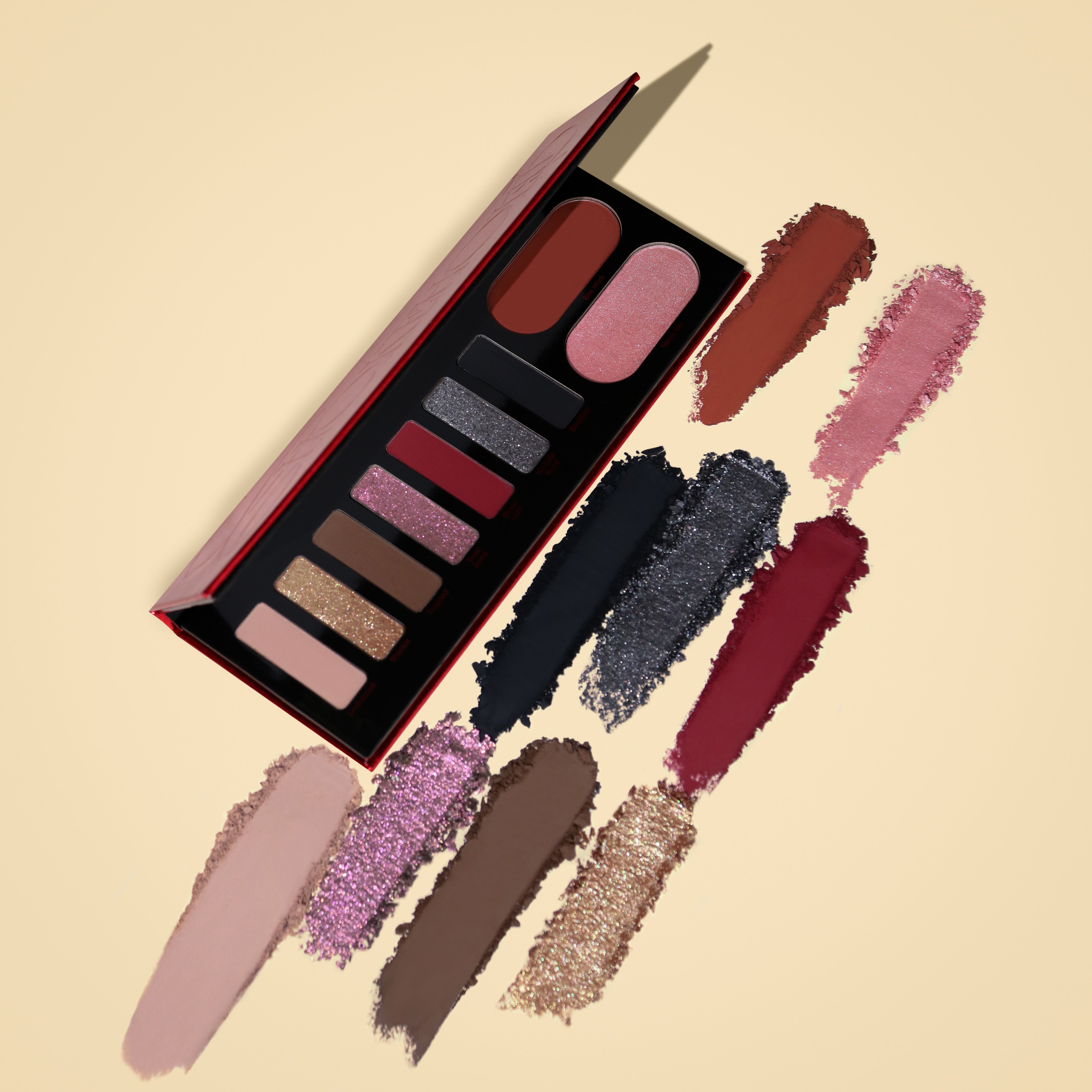 Chokehold Palette | 7 Bold Shades + Blush & Highlighter – Chokehold Cosmetics